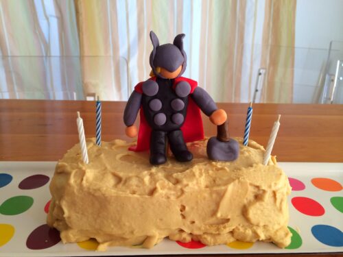 Wordless Wednesday: Thor Birthday Cake - Left Brain Craft Brain