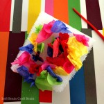 Tissue Paper Sensory Art - Left Brain Craft Brain