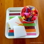 Tissue Paper Sensory Art - Left Brain Craft Brain