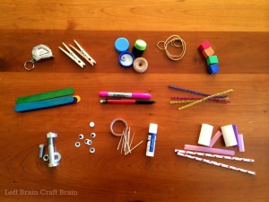 Portable Tinkering Kit for Preschoolers - Left Brain Craft Brain