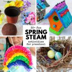 Spring STEAM Activities for Preschoolers - Left Brain Craft Brain