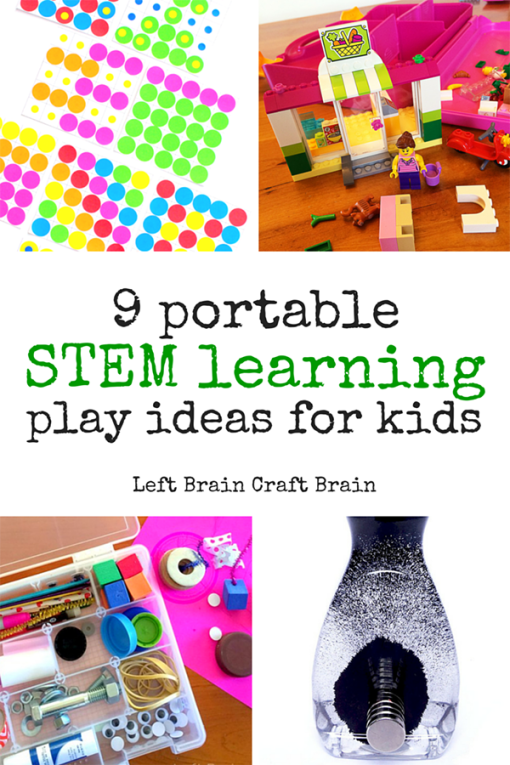 9 Portable STEM Learning Play Ideas for Kids - Left Brain Craft Brain