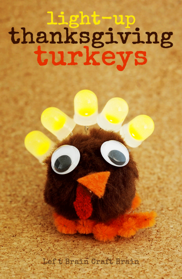 Thanksgiving STEM: Circuit Turkeys - Left Brain Craft Brain