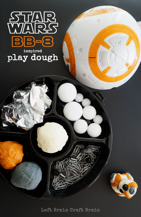 Star Wars BB-8 Inspired Play Dough - Left Brain Craft Brain
