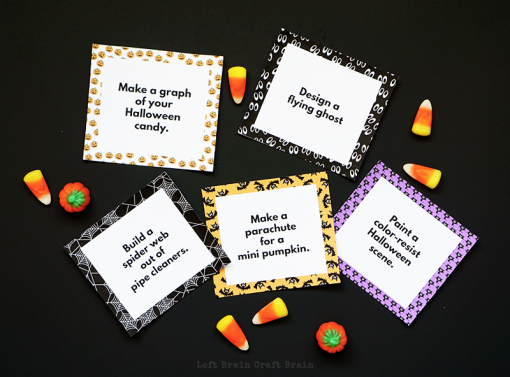 Halloween STEAM Challenges for Kids - Left Brain Craft Brain