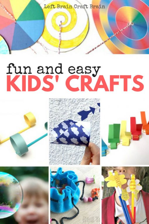 Fun and Easy Kids Crafts - Left Brain Craft Brain