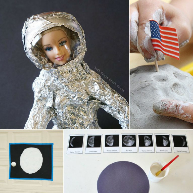 10+ Fun Play and Learn Moon Activities - Left Brain Craft Brain