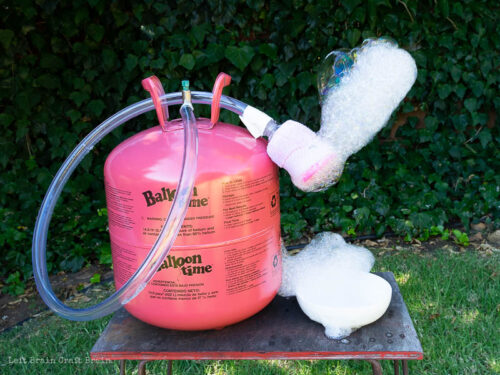How to Make Helium Bubble Clouds - Left Brain Craft Brain