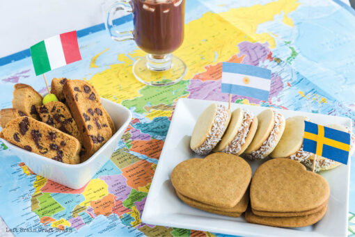 Swedish Pepparkakor Cookies (Gingersnap Cookies) - Left Brain Craft Brain