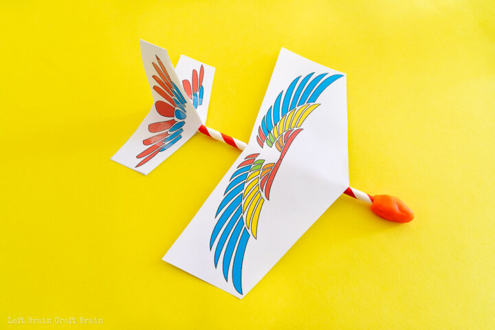 How to Make A Paper Bird Flyer - Left Brain Craft Brain