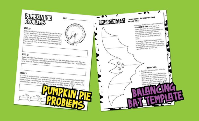 STEAM Explorers Fall & Halloween - Printable Thank You - Left Brain ...