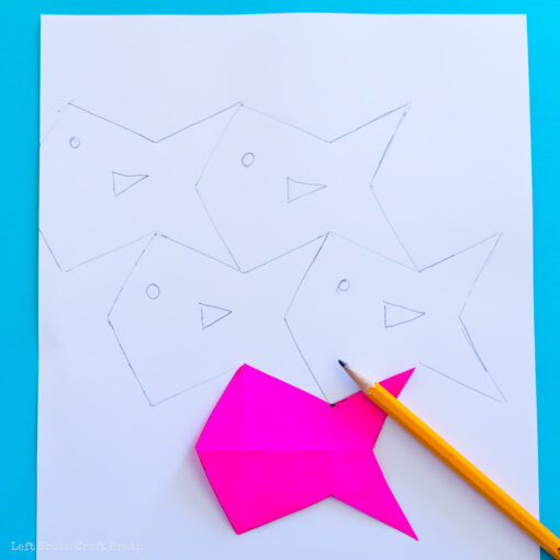 How to Make Fish Tessellations with Sticky Notes: Creating Patterns ...