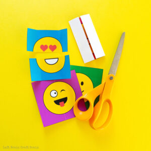 How to Make a Never-ending Emoji Card - Left Brain Craft Brain