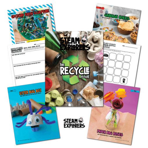 STEAM Explorers Recycle Activities for Kids - Printable Thank You ...