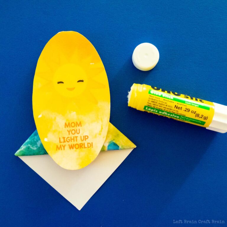 Mother's Day Light-Up Bookmark - Left Brain Craft Brain