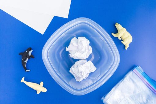 Polar Oobleck Science Sensory Play - Left Brain Craft Brain