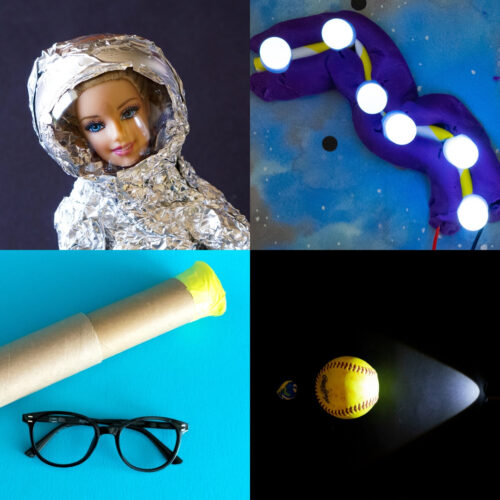 Glow in the Dark Moon Phases Mobile - Left Brain Craft Brain