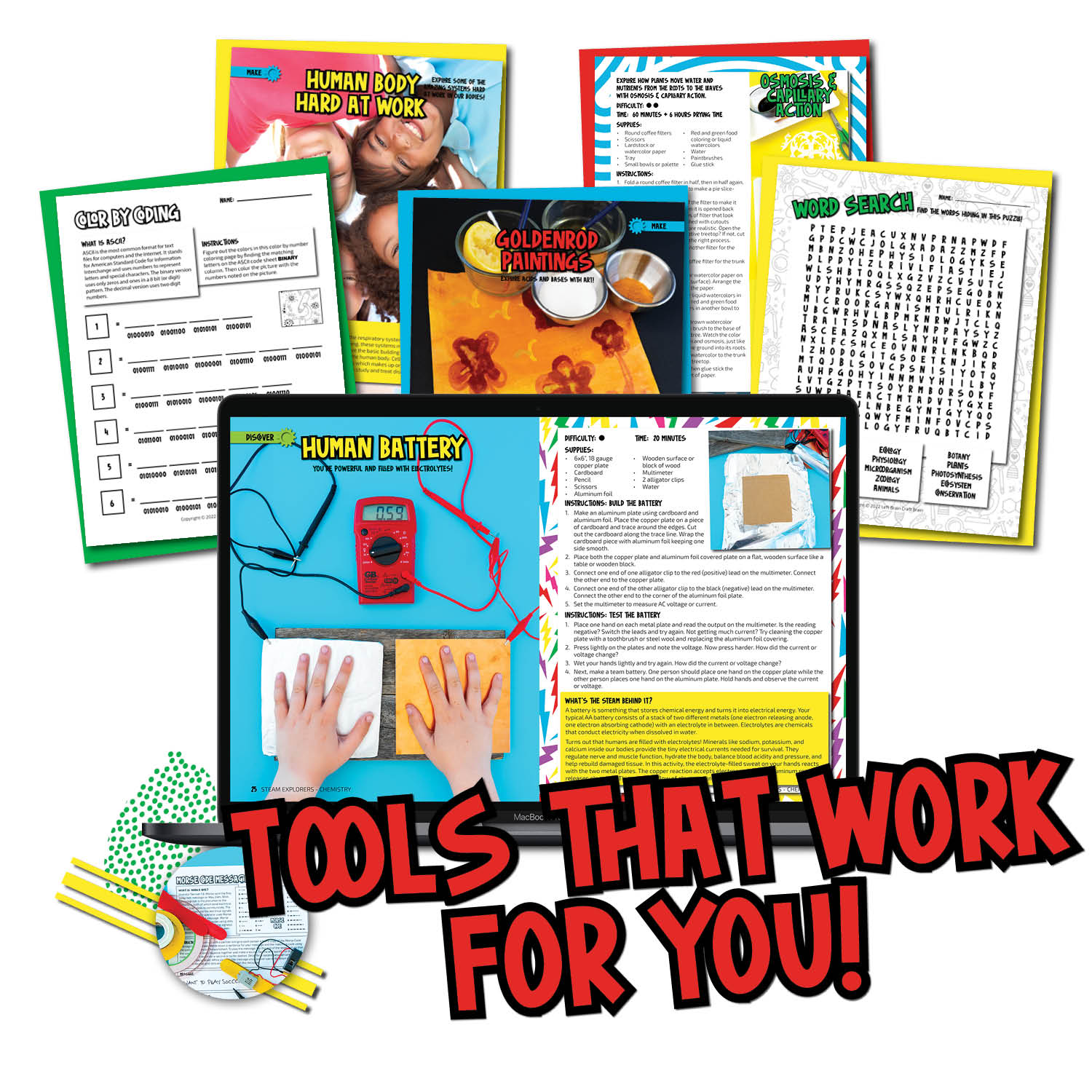 STEAM Explorers Back to School Bundle Sale 2025 - Left Brain Craft Brain